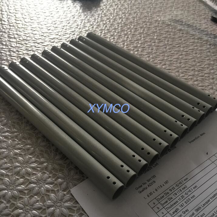 Magnesium alloy pipe AZ80 / AZ80A-T5 Magnesium pipe AZ80A Mag tube as ...